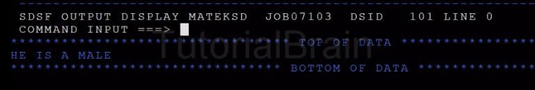 COBOL IF-ELSE Statement — TutorialBrain