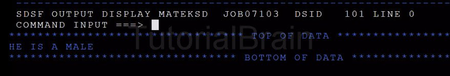 Cobol If Else Statement Tutorialbrain