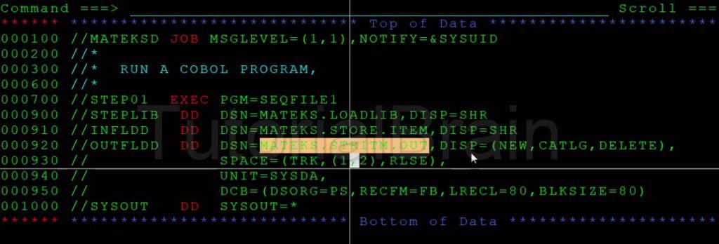 COBOL File Operations with Sample Programs — TutorialBrain
