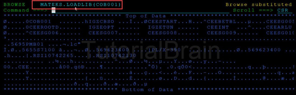 Jcl Various Libraries With Example And Syntax— Tutorialbrain 1513