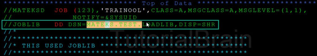 JCL various libraries with Example and Syntax— TutorialBrain