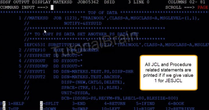 JCL MSGLEVEL Parameter Example— TutorialBrain