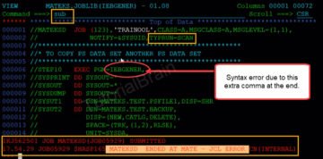 JCL TYPRUN Parameter — TutorialBrain