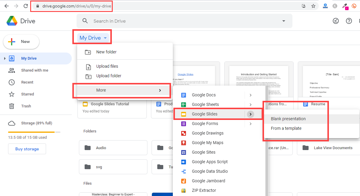 Google Slides Tutorial Tutorialbrain