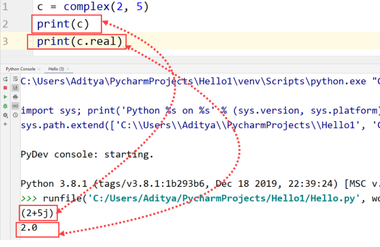 Python Numbers — TutorialBrain
