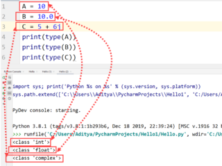 Python Numbers — TutorialBrain