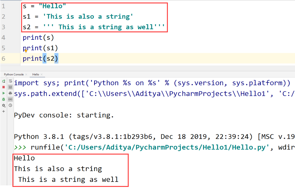 Python Strings Tutorialbrain