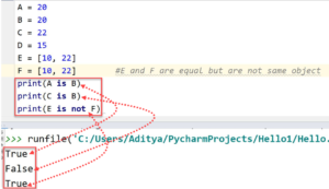 Python Operators — TutorialBrain