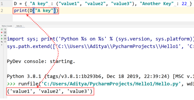 Python Dictionaries — TutorialBrain