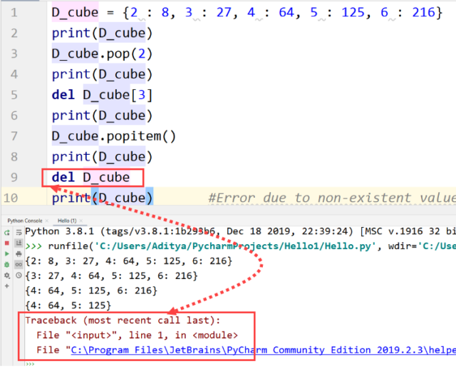 Python Dictionaries — TutorialBrain
