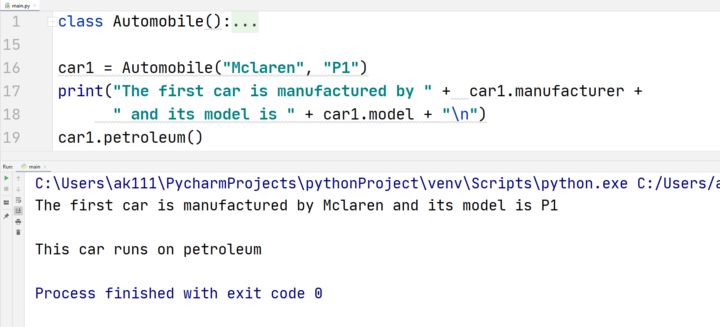 Python Classes — TutorialBrain