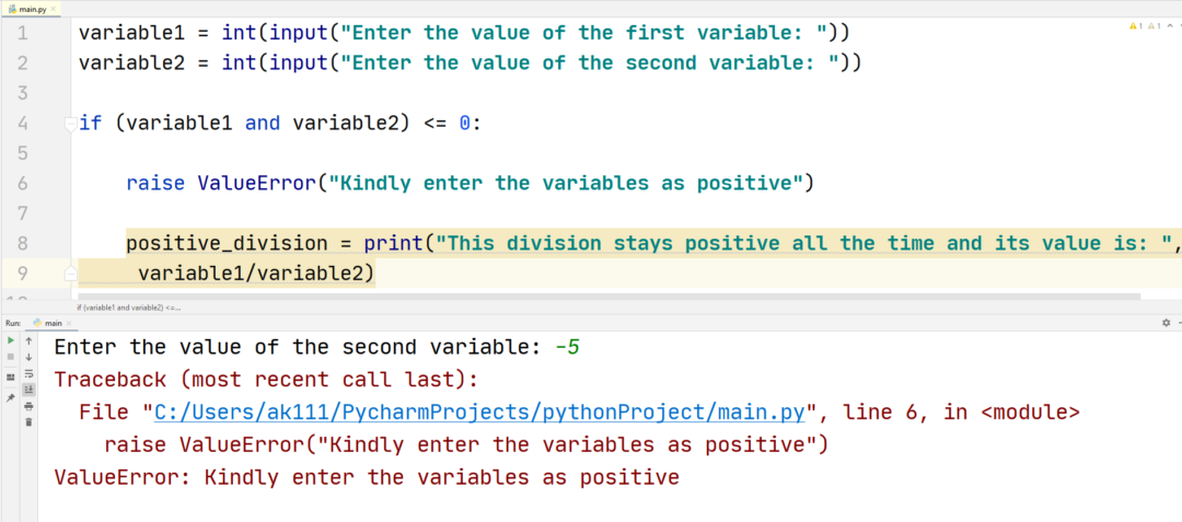 Python Try Except — TutorialBrain