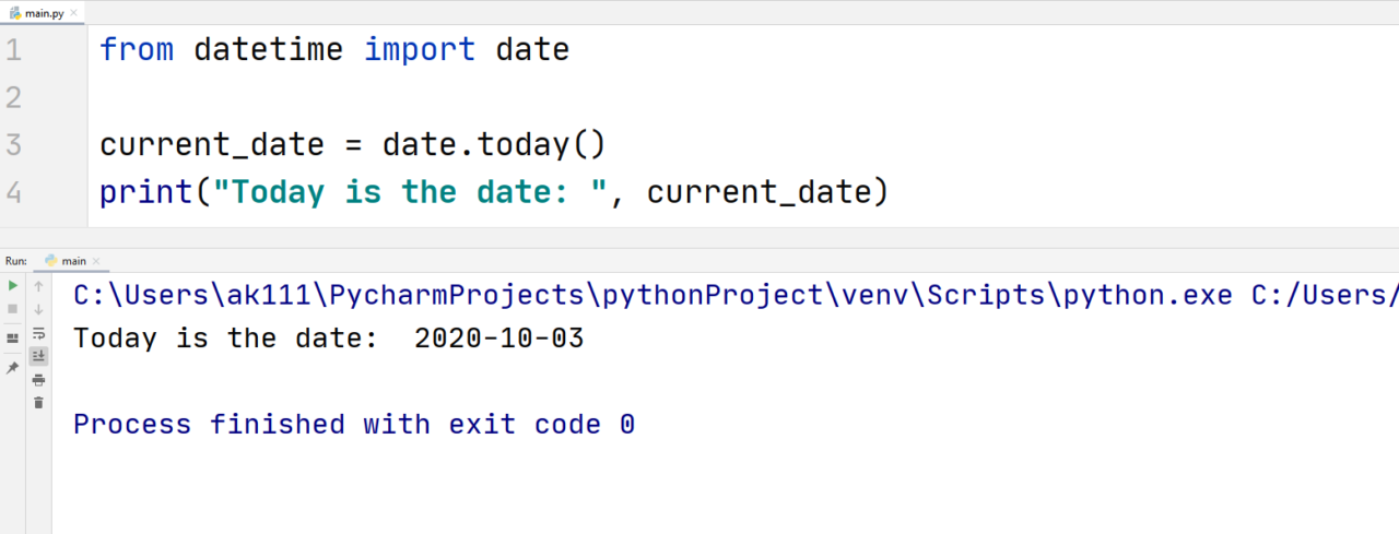 Python Dates — TutorialBrain