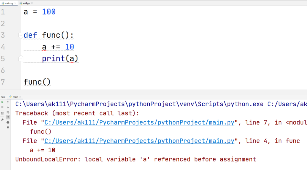 Python Scope — TutorialBrain