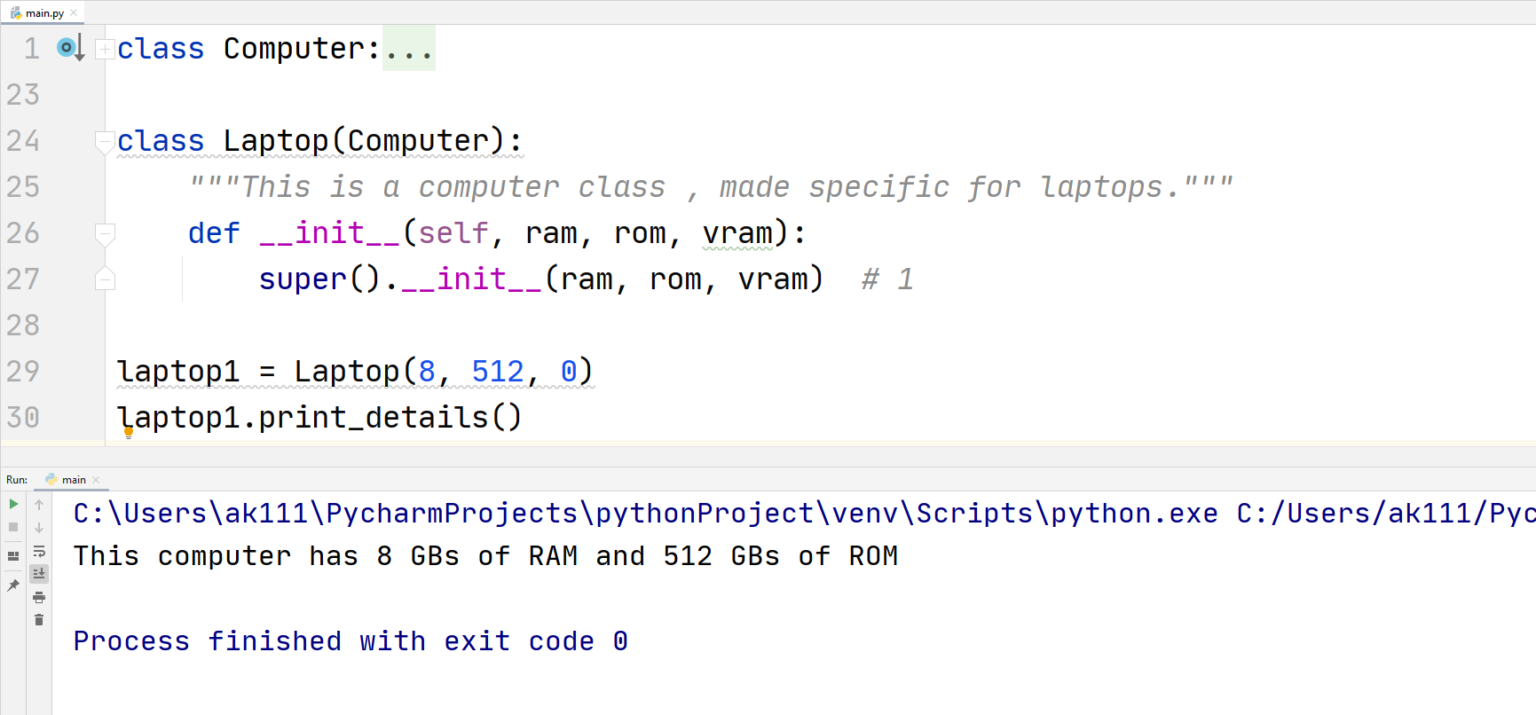 Python Inheritance — TutorialBrain