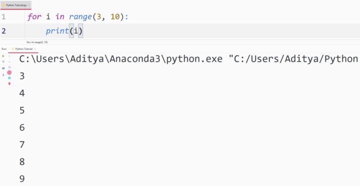 Python For Loop — TutorialBrain