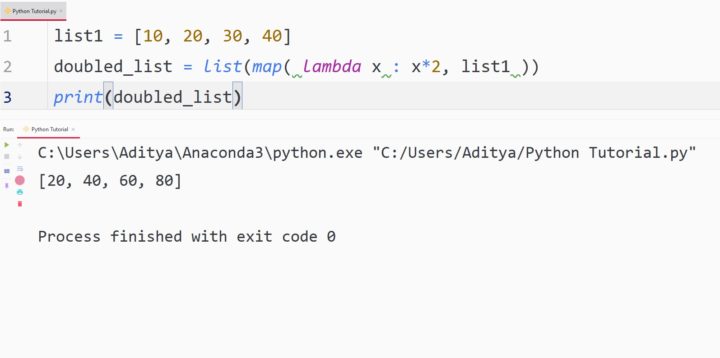 Python Lambda — TutorialBrain