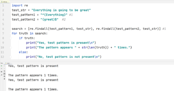 Python RegEx — TutorialBrain