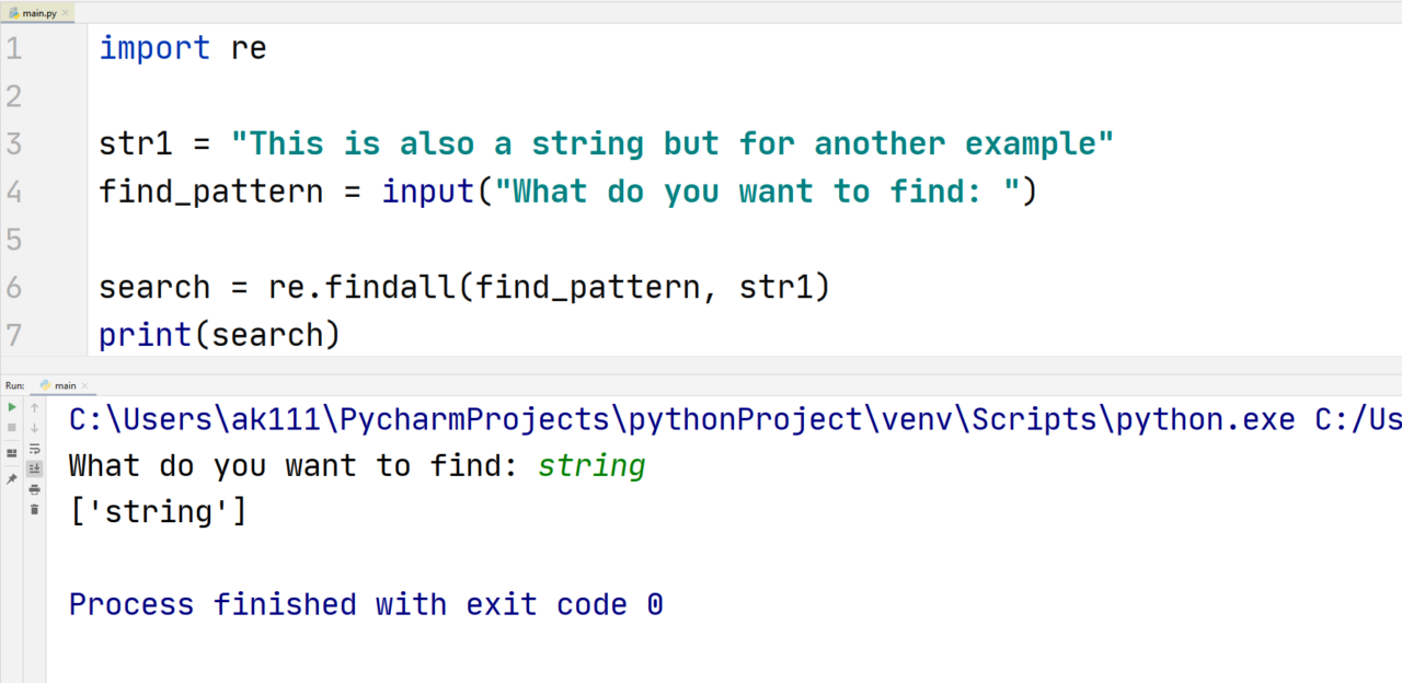 Python RegEx — TutorialBrain