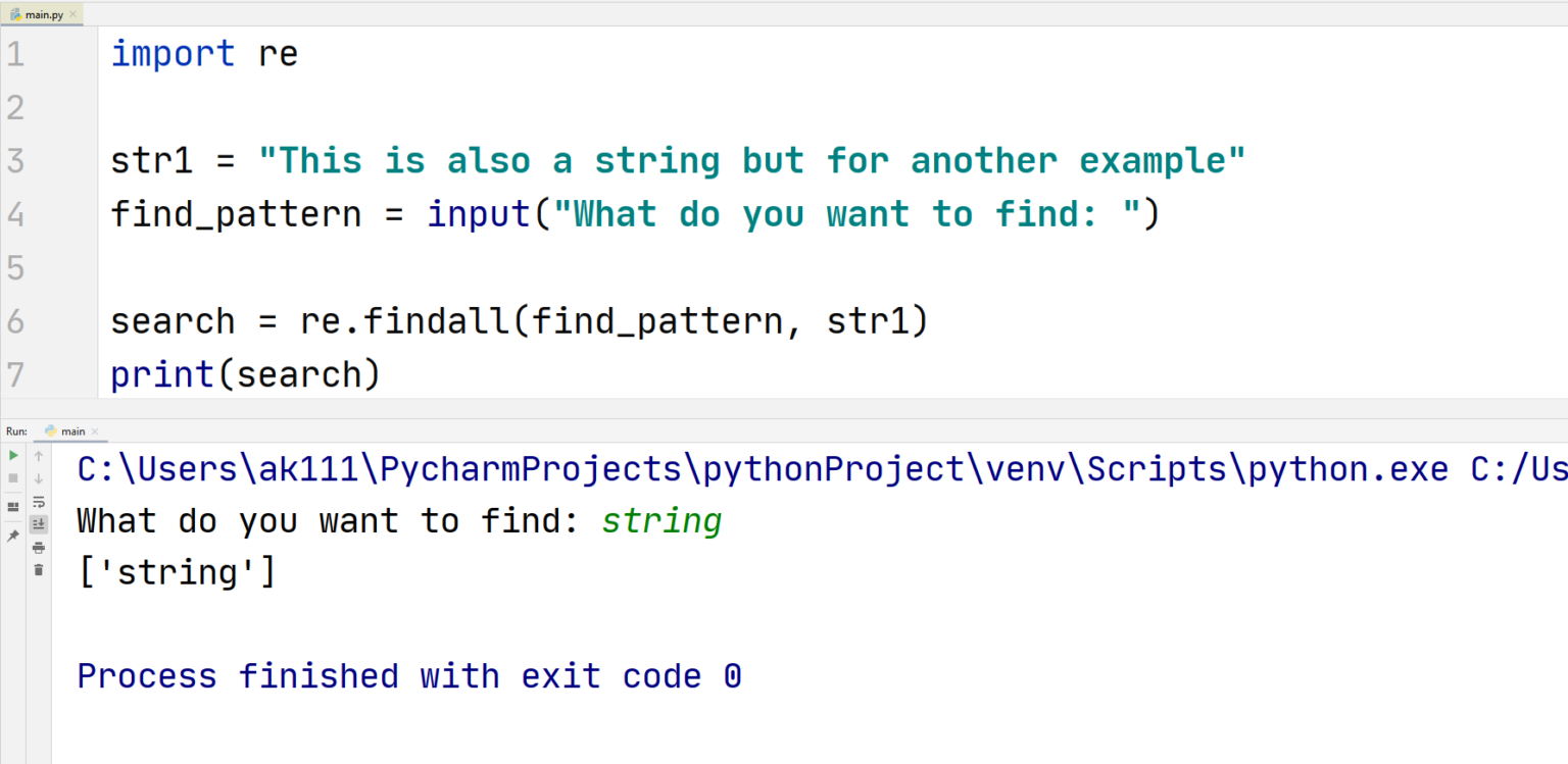 Python RegEx — TutorialBrain
