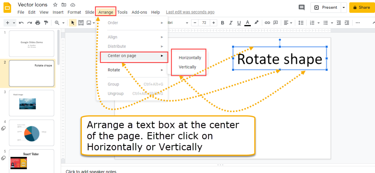 Google Slides - Working with Text — TutorialBrain