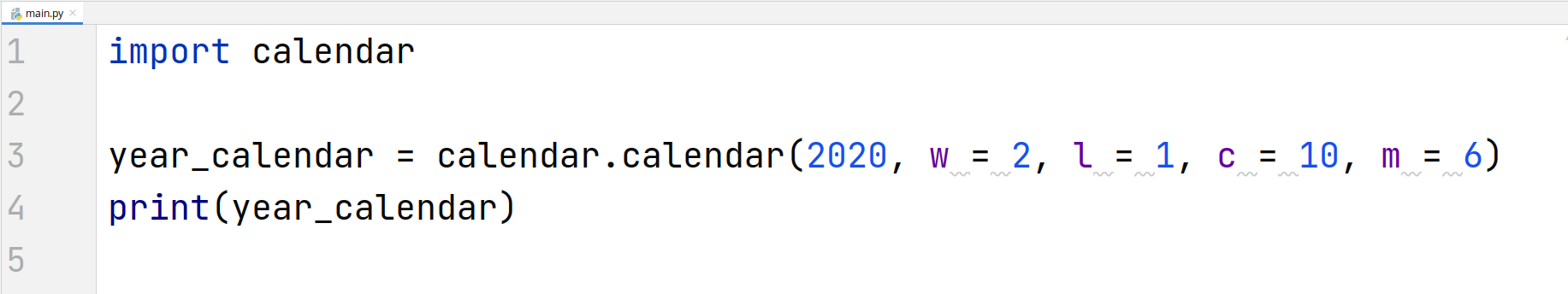 Python Calendar Tutorialbrain