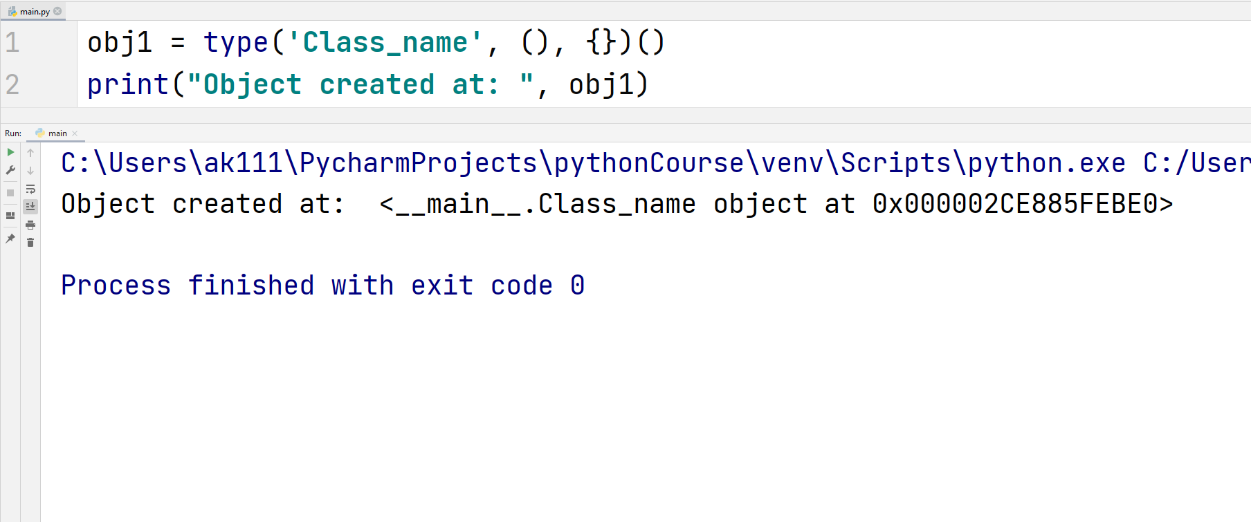 Python Create Object Tutorialbrain