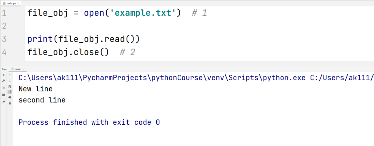 Python File Read — TutorialBrain