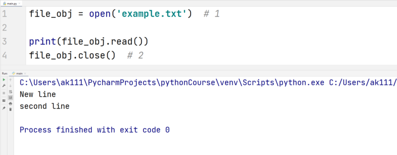 Python File Read — TutorialBrain