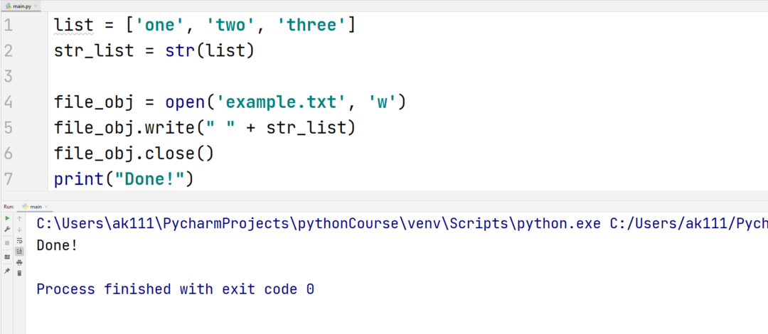 Python File Write — TutorialBrain