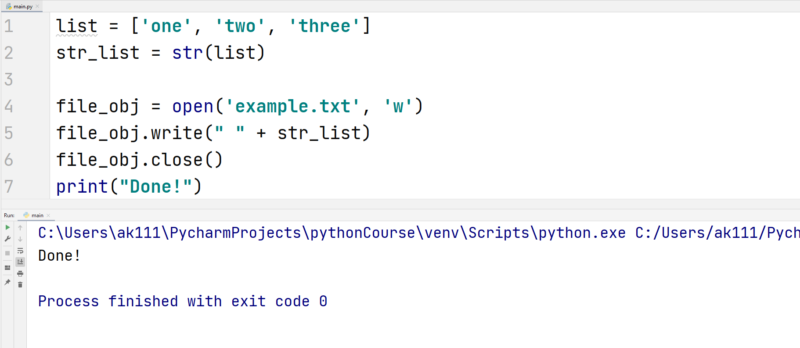 Python File Write — TutorialBrain