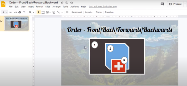 Google Slides - Bring to Front or Forward & Send to Back or Backwards ...