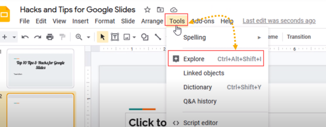 Google Slides - Tips and Tricks — TutorialBrain