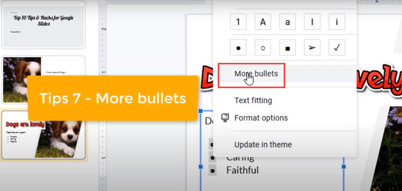 Google Slides - Tips and Tricks — TutorialBrain