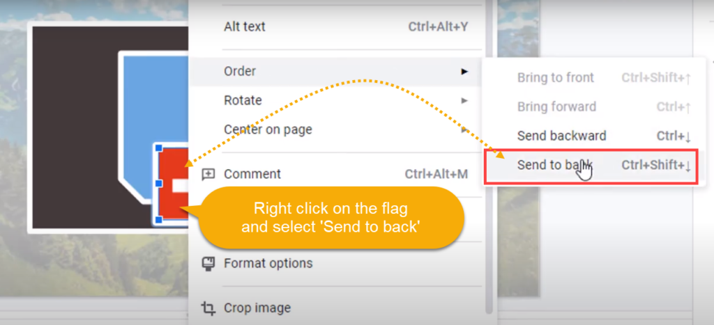 Google Slides - Bring to Front or Forward & Send to Back or Backwards ...