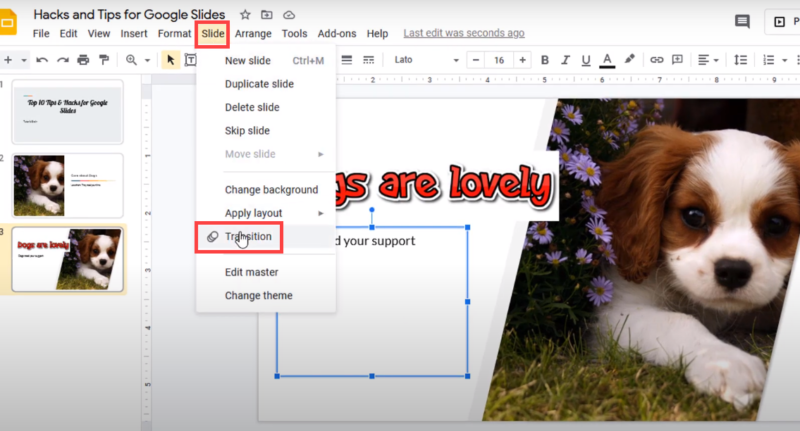 Google Slides - Tips and Tricks — TutorialBrain
