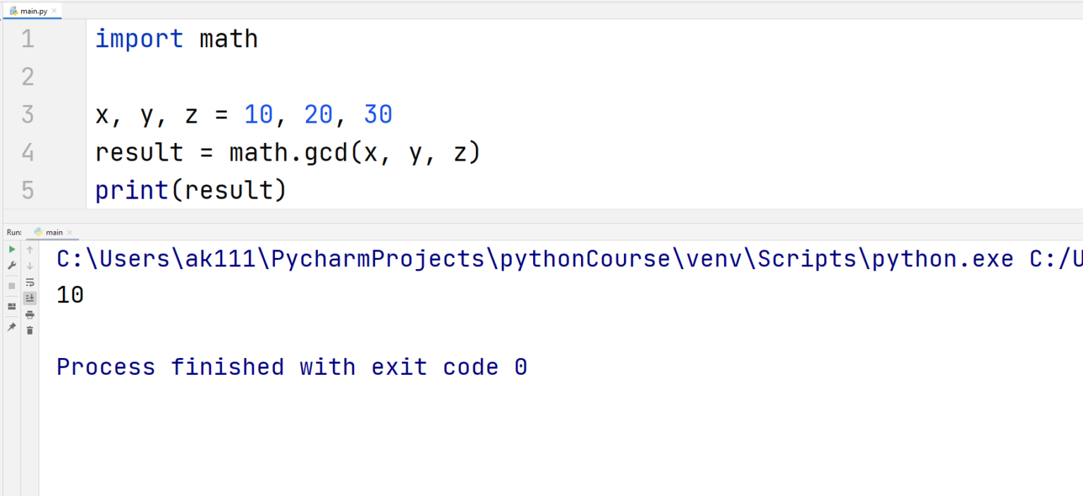 Python Math Functions — TutorialBrain
