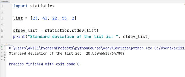 Python Statistics Module — TutorialBrain